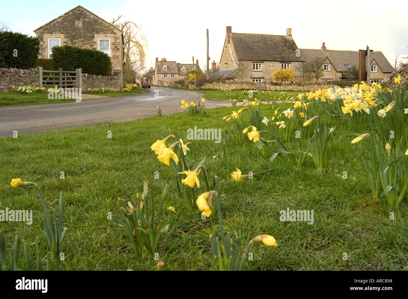 Chilson village in the spring Oxfordshire Stock Photo - Alamy