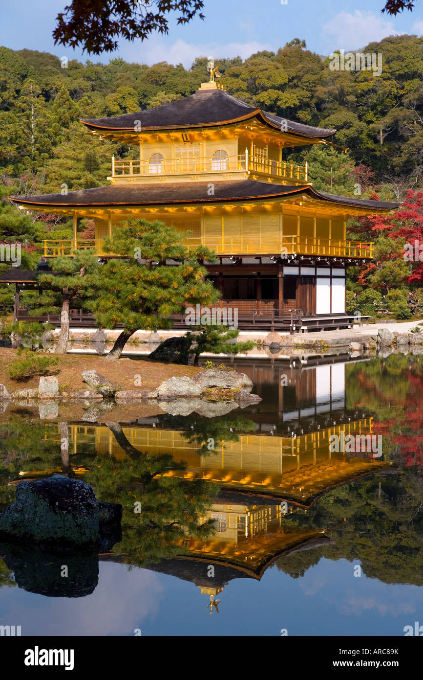 Kinkaku-ji (The Golden Pavilion), Kyoto, Kansai region, Honshu, Japan ...