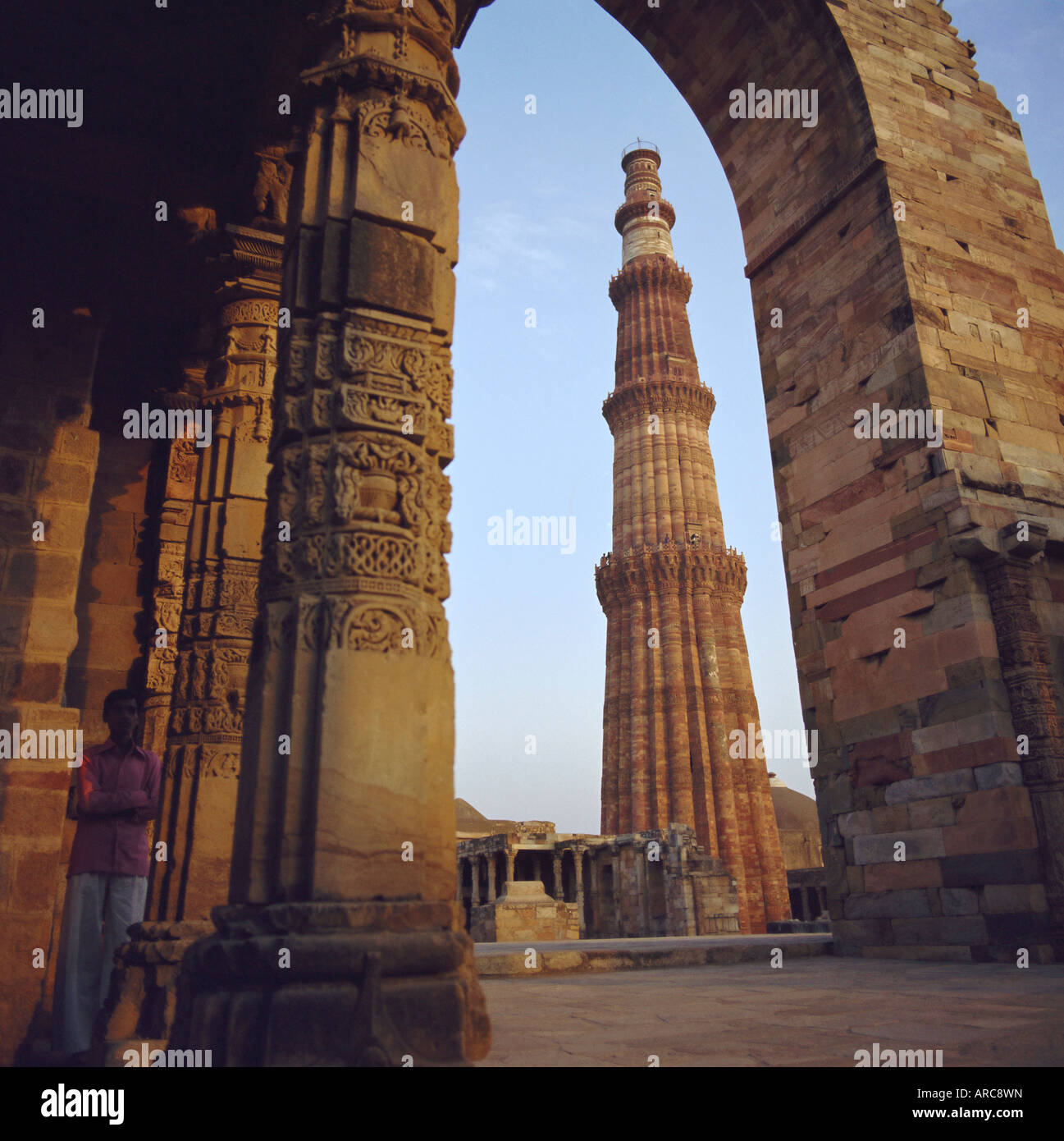 Qutb minar, colour hi-res stock photography and images - Alamy