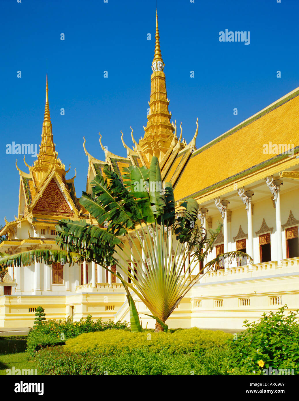 Throne Hall Royal Palace Phnom Penh Cambodia Stock Photo Alamy
