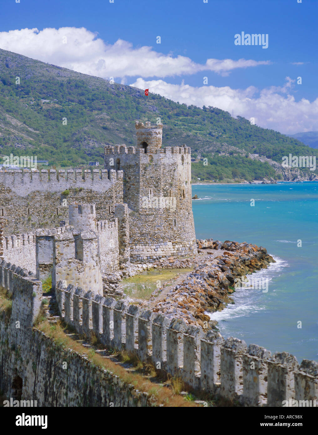 Anamur Castle, Cilicia, Anatolia, Turkey, Asia Minor, Asia Stock Photo ...