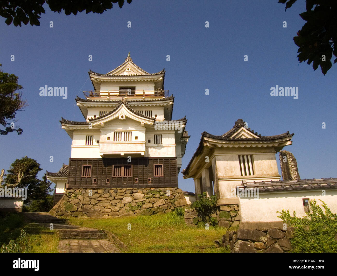 japan hirado island hirado castle Stock Photo - Alamy