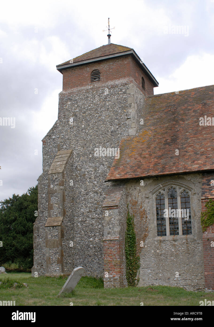 The thirteenth century church of St Peter s is built with flint stone ...