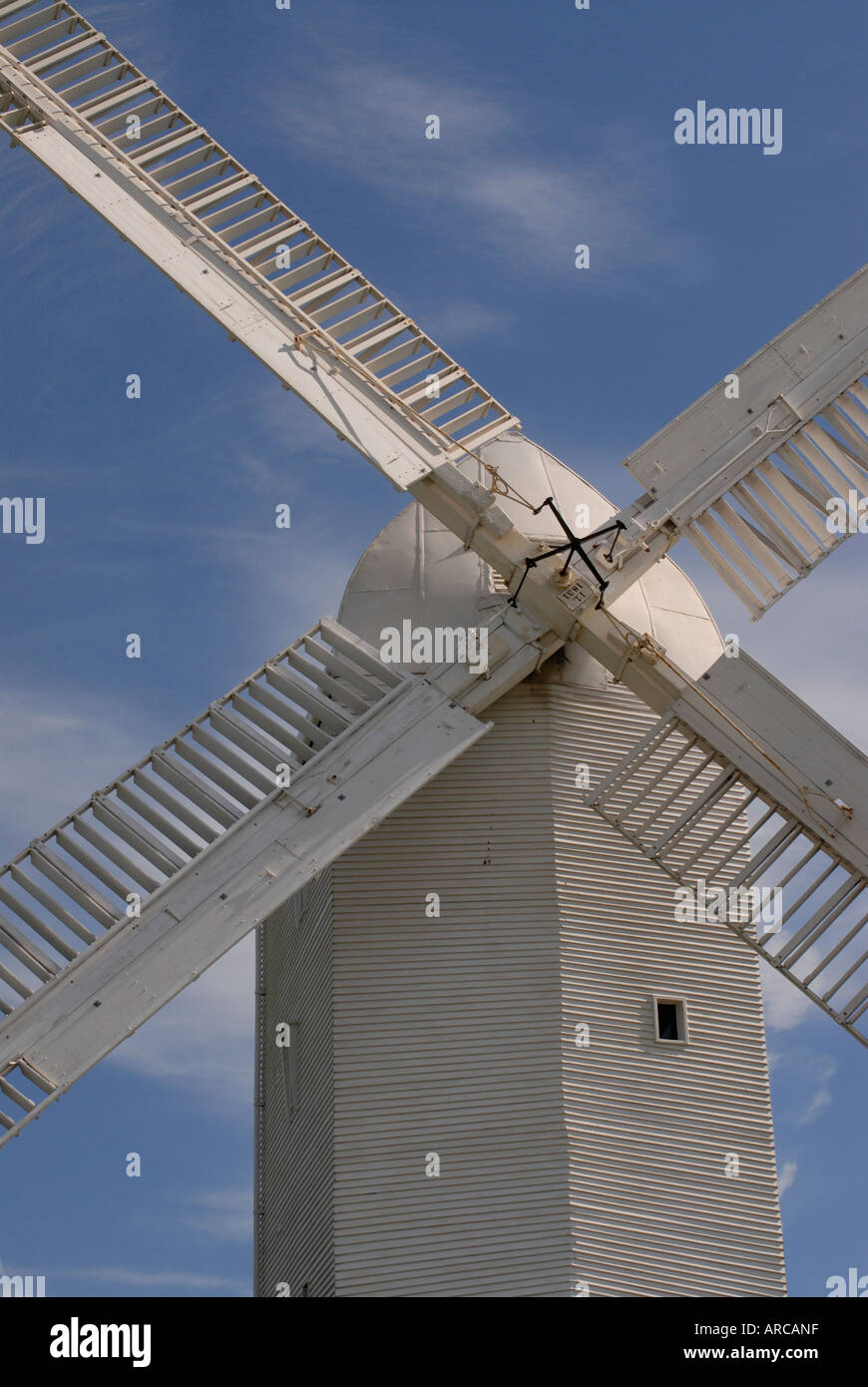 Jill Windmill is a post corn windmill and has been restored to working ...