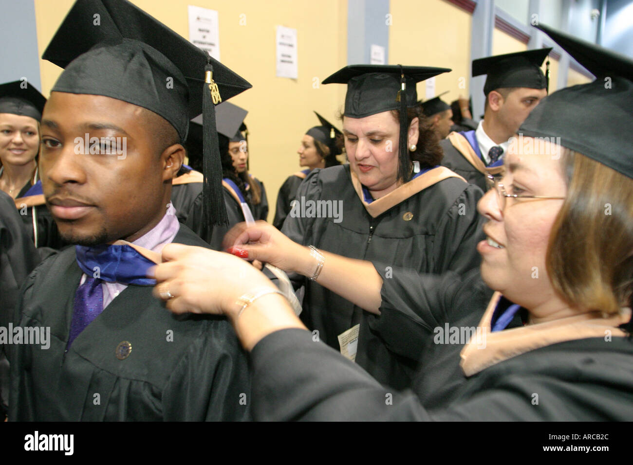 Miami Beach Florida,Miami Beach Convention Center,centre,St. Thomas University Commencement ...