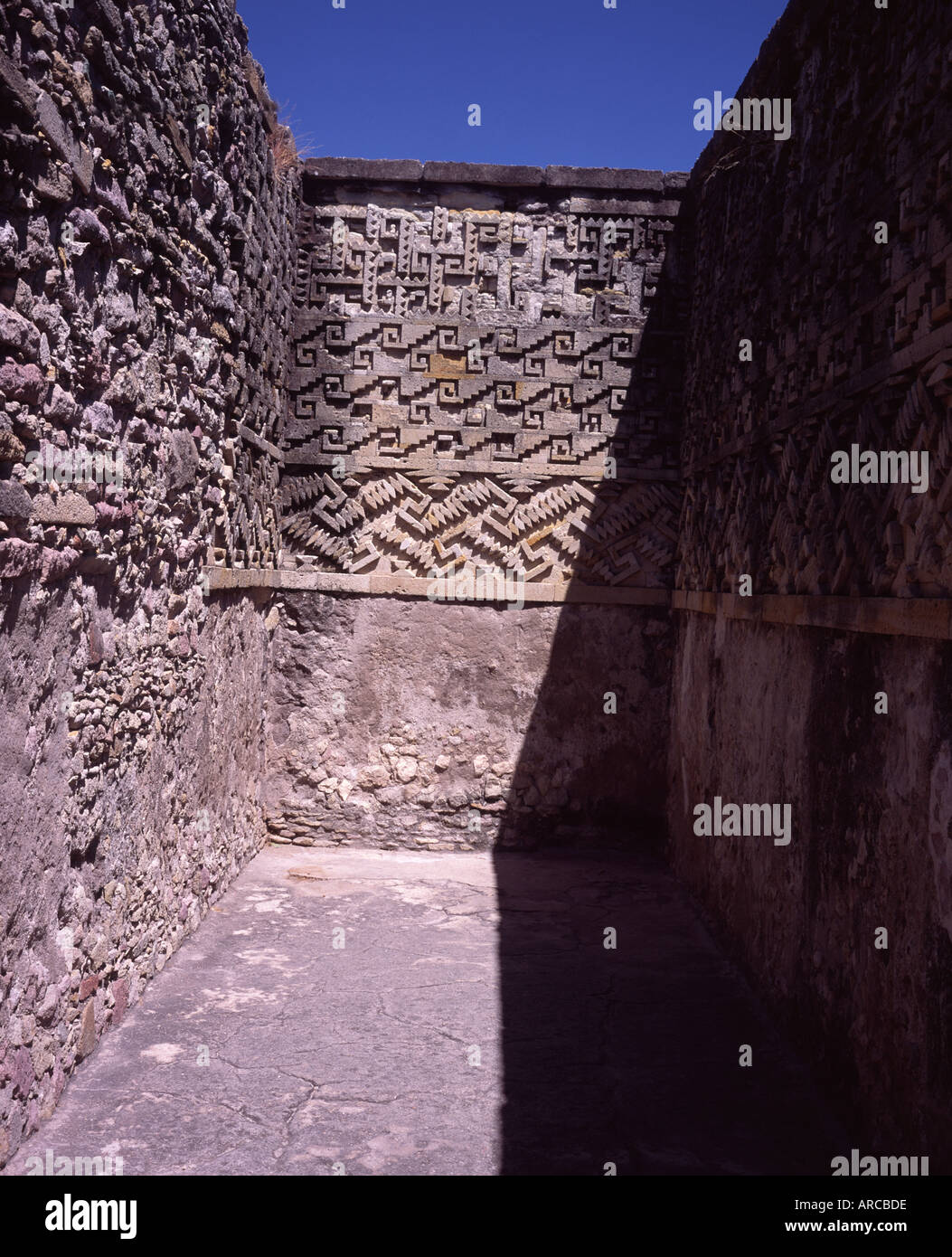 Mosaic wall mitla archaeological site hi-res stock photography and ...