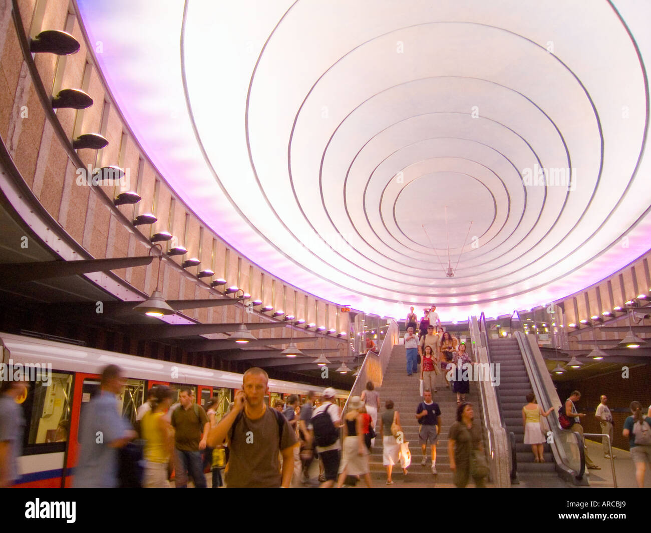 poland, a station on the warsaw underground network Stock Photo - Alamy