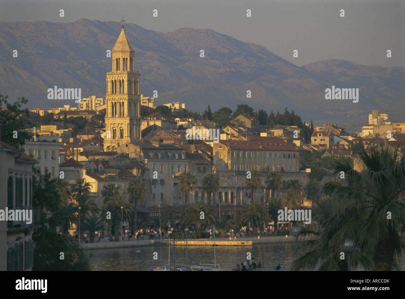 Town skyline, Split, Croatia, Europe Stock Photo - Alamy