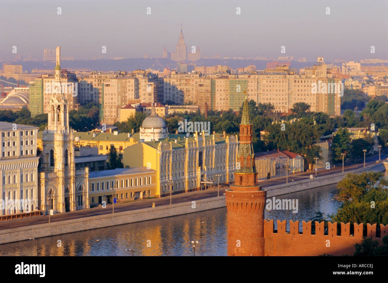 Moskva River, Moscow, Russia Stock Photo - Alamy