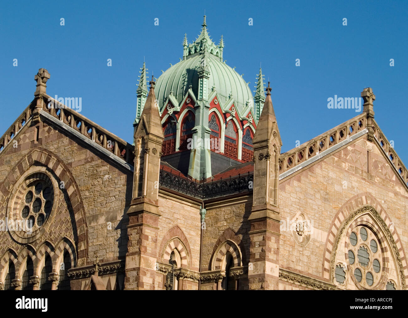 The Gothic Old South Church on Boylston at Copley Square in Boston ...