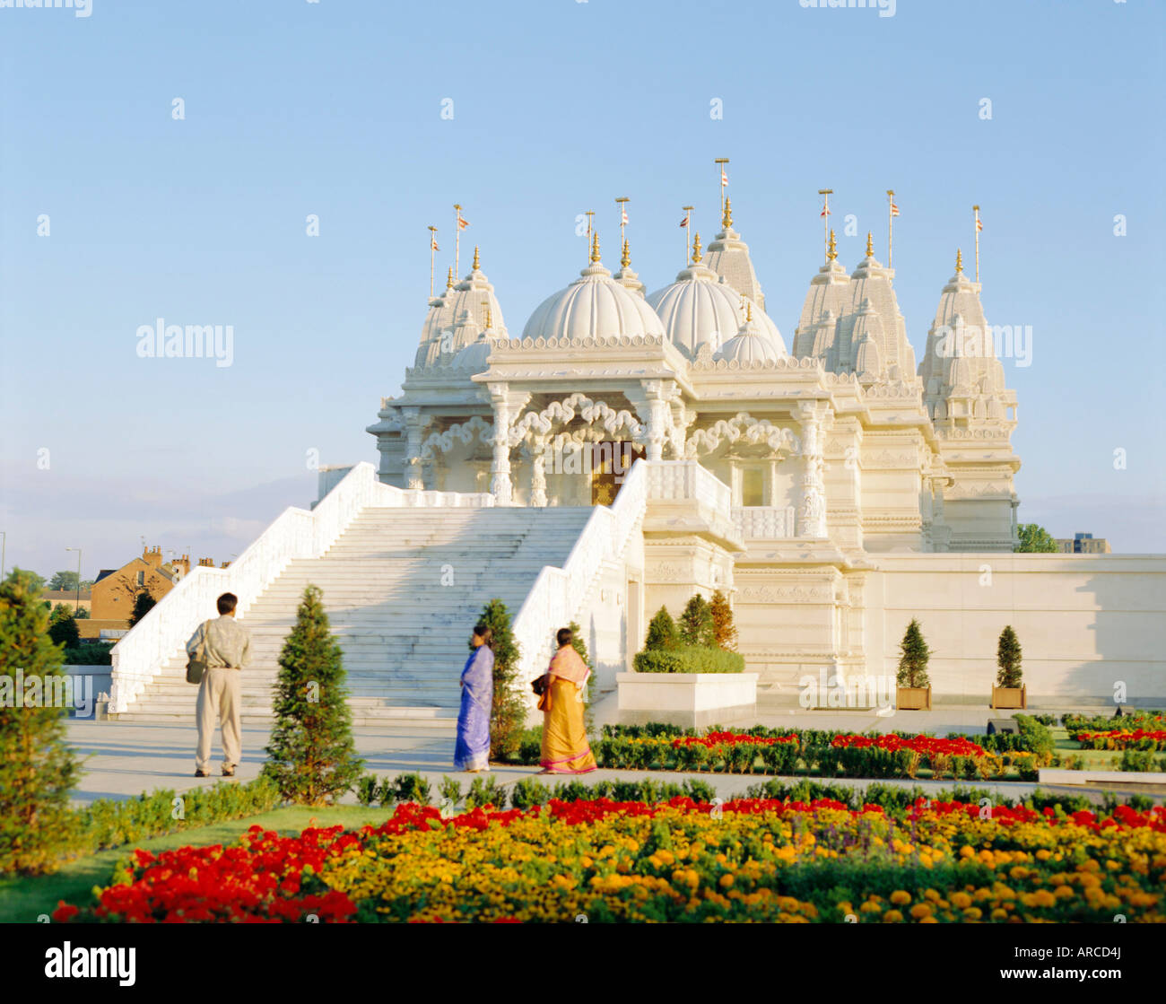 The Shri Swaminarayan Mandir Hindu Temple, Neasden, London, England, UK ...