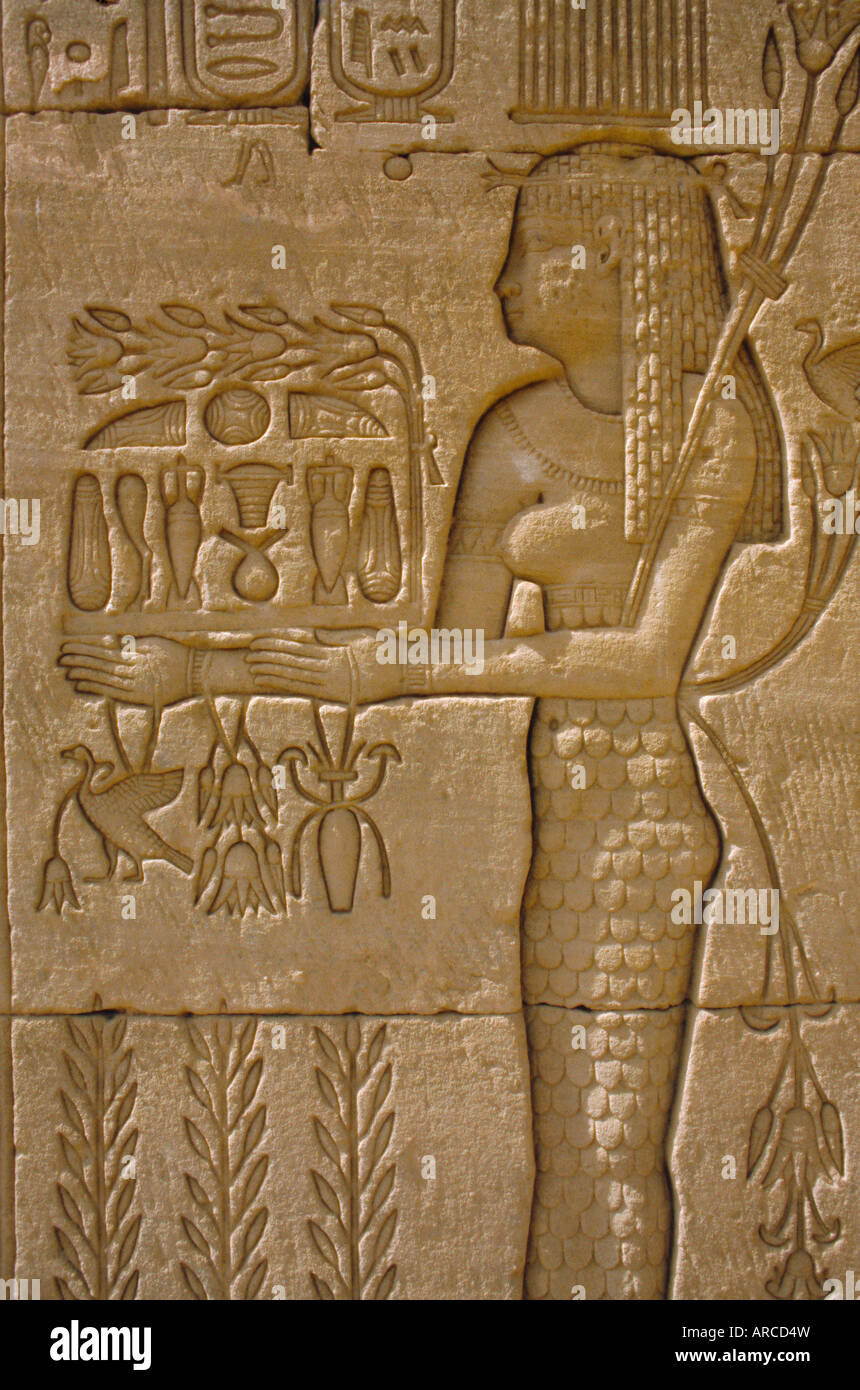 Temple of Hathor, Dendera, Egypt, North Africa Stock Photo - Alamy