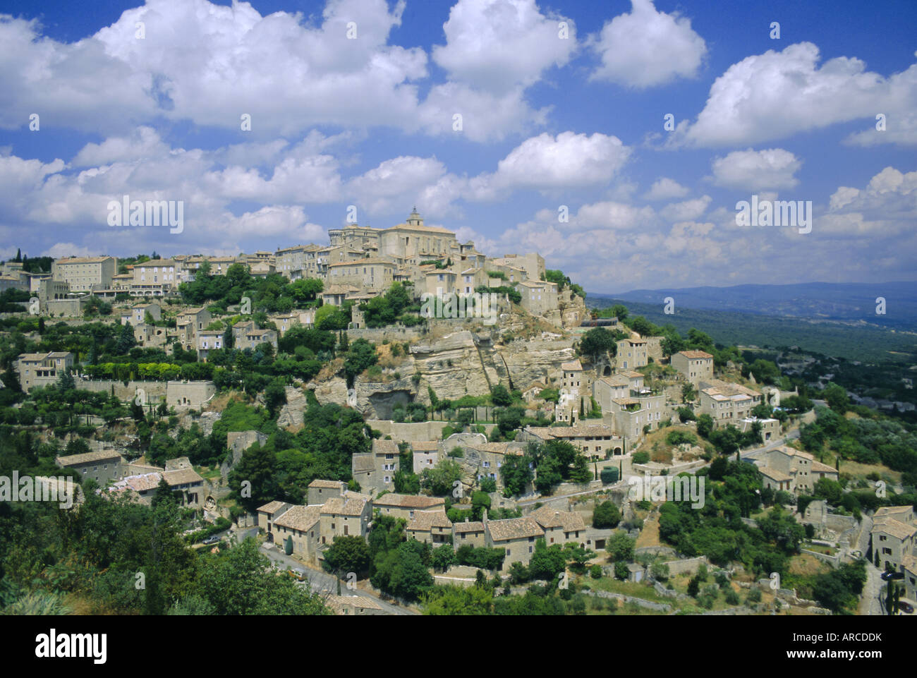 Village of Gordes, Luberon, Vaucluse, Provence, France, Europe Stock ...