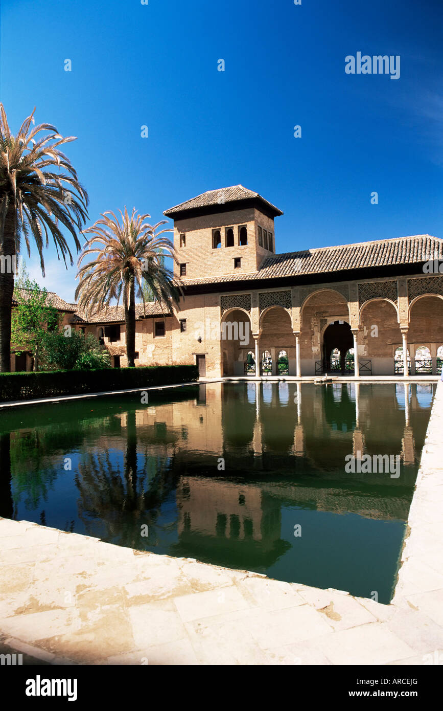 Palacio del partal alhambra granada hi-res stock photography and images ...