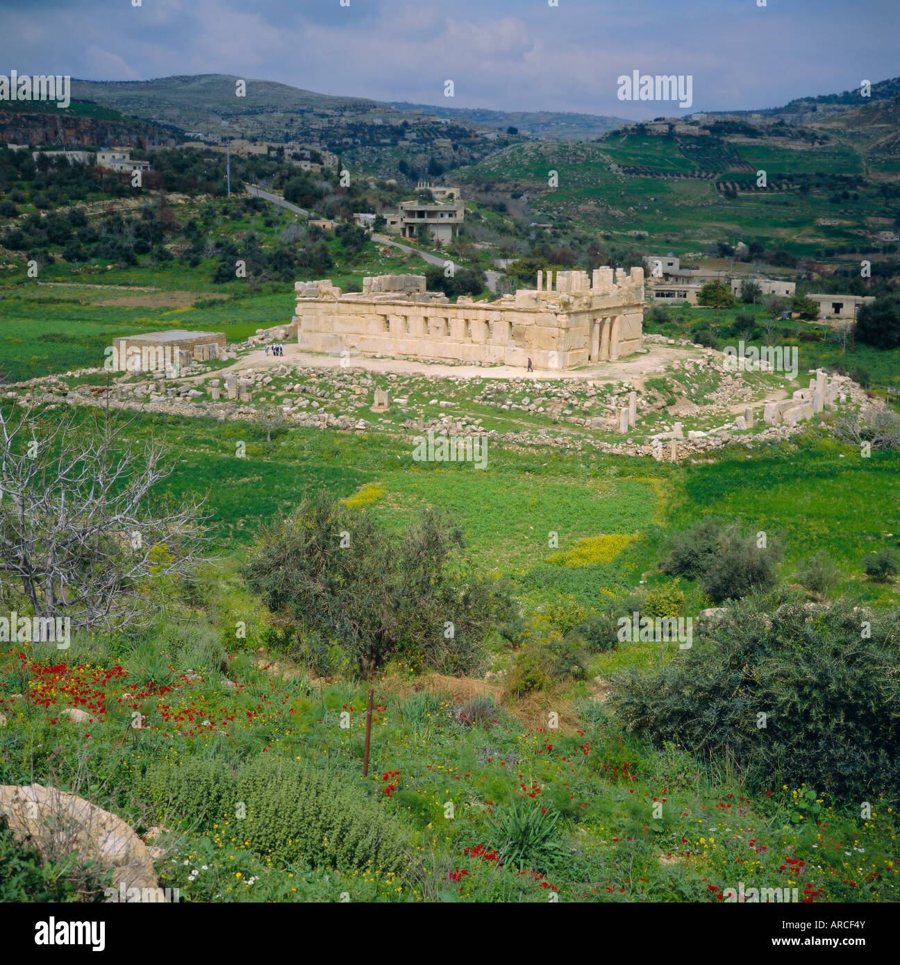 Qasr al-Abd, 3rd century BD Hellenistic palace west of Aman in Wadi as ...
