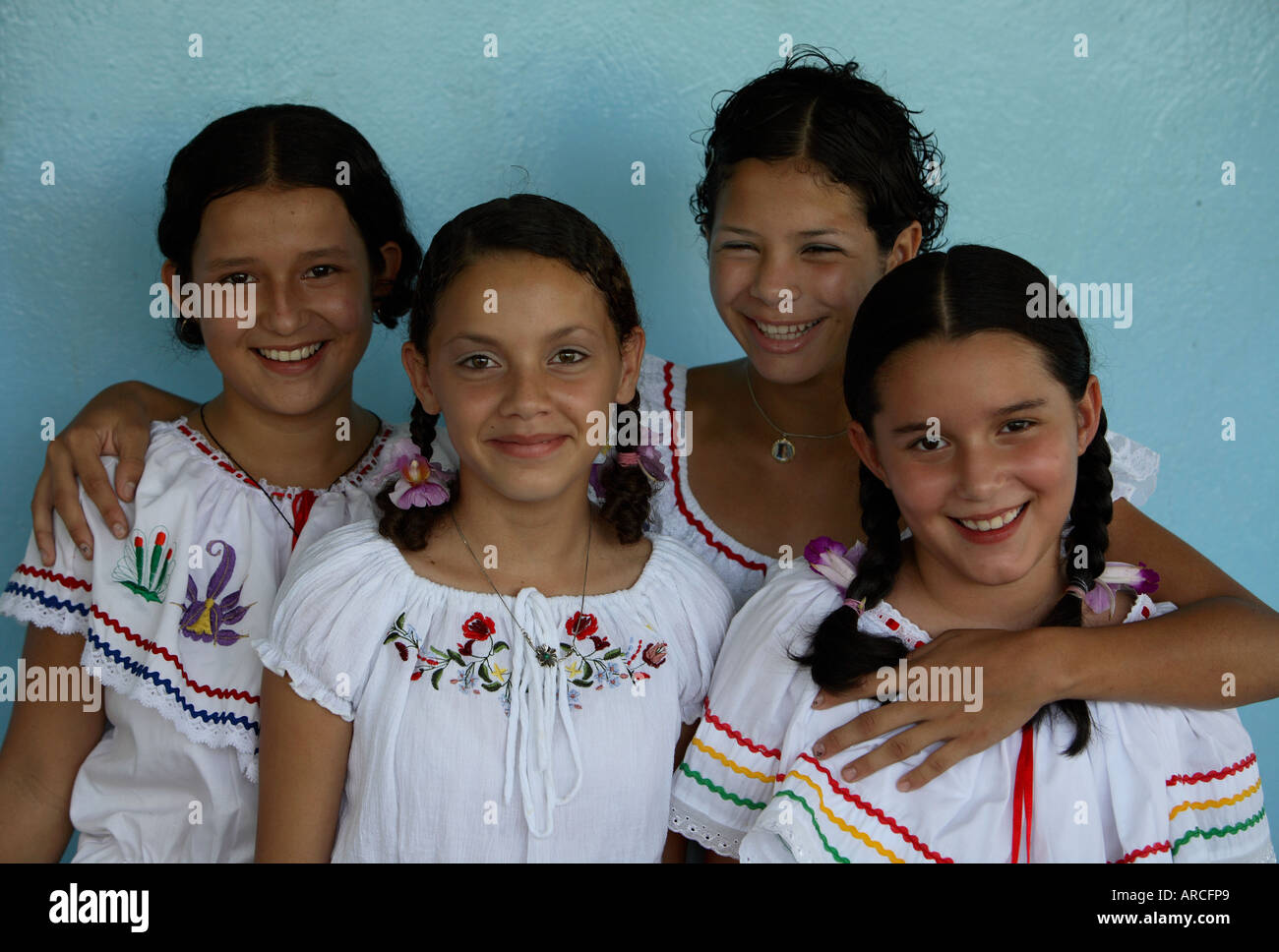 Costa rican girl portrait hi-res stock photography and images - Alamy