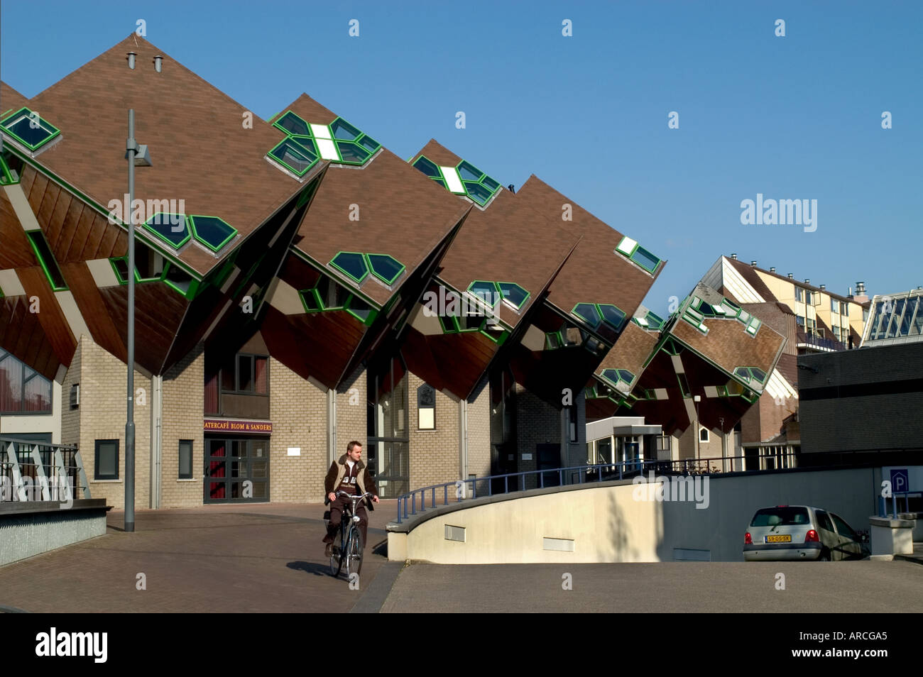 Helmond Architecture Kubus Paalwoningen Piet Blom Stock Photo - Alamy