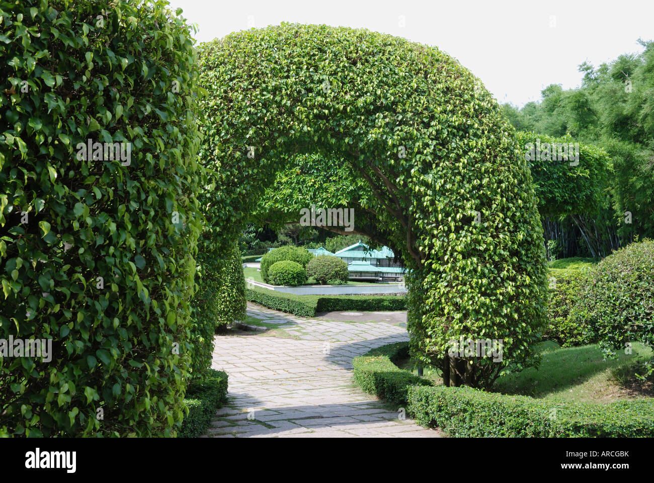 art pattern garden Stock Photo - Alamy