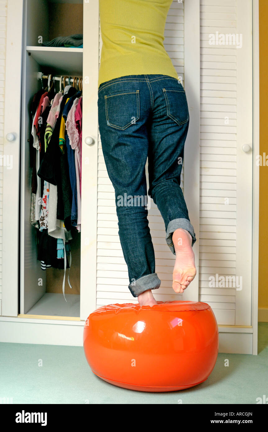 Wardrobe stool hi-res stock photography and images - Alamy