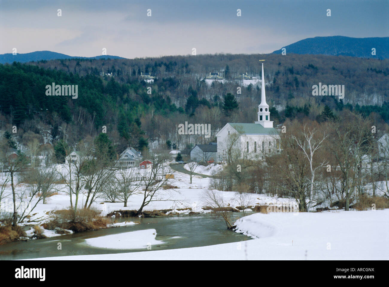 Stowe community church vermont hi-res stock photography and images - Alamy
