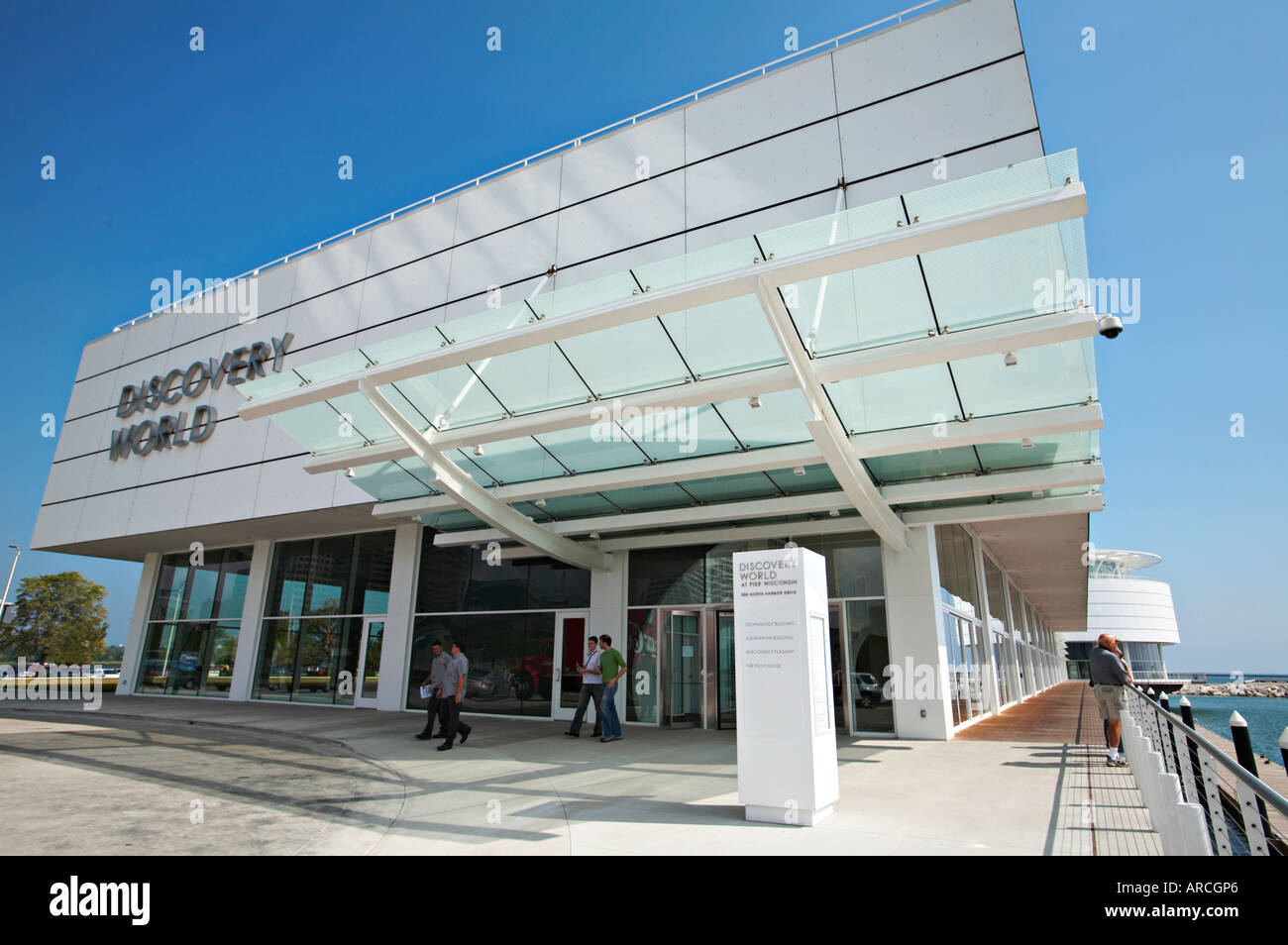 WISCONSIN Milwaukee Discovery World museum at Pier Wisconsin along ...