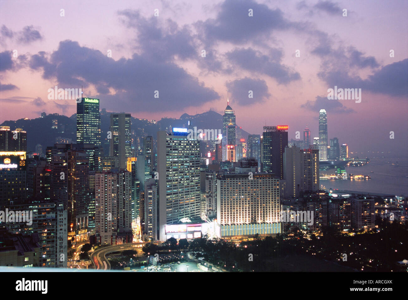 Hong kong causeway bay waterfront hi-res stock photography and images - Alamy