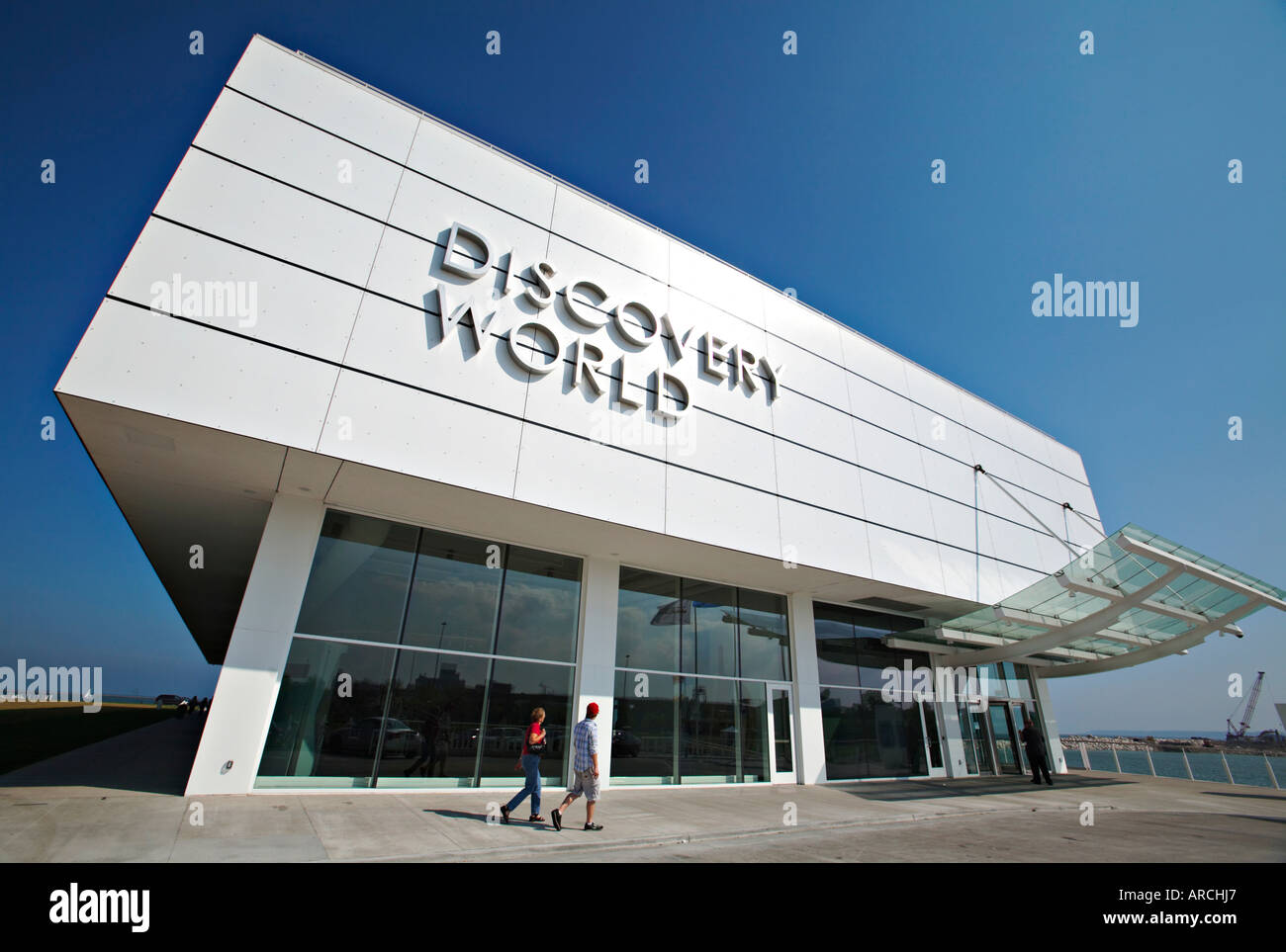 WISCONSIN Milwaukee Exterior of Discovery World museum at Pier ...