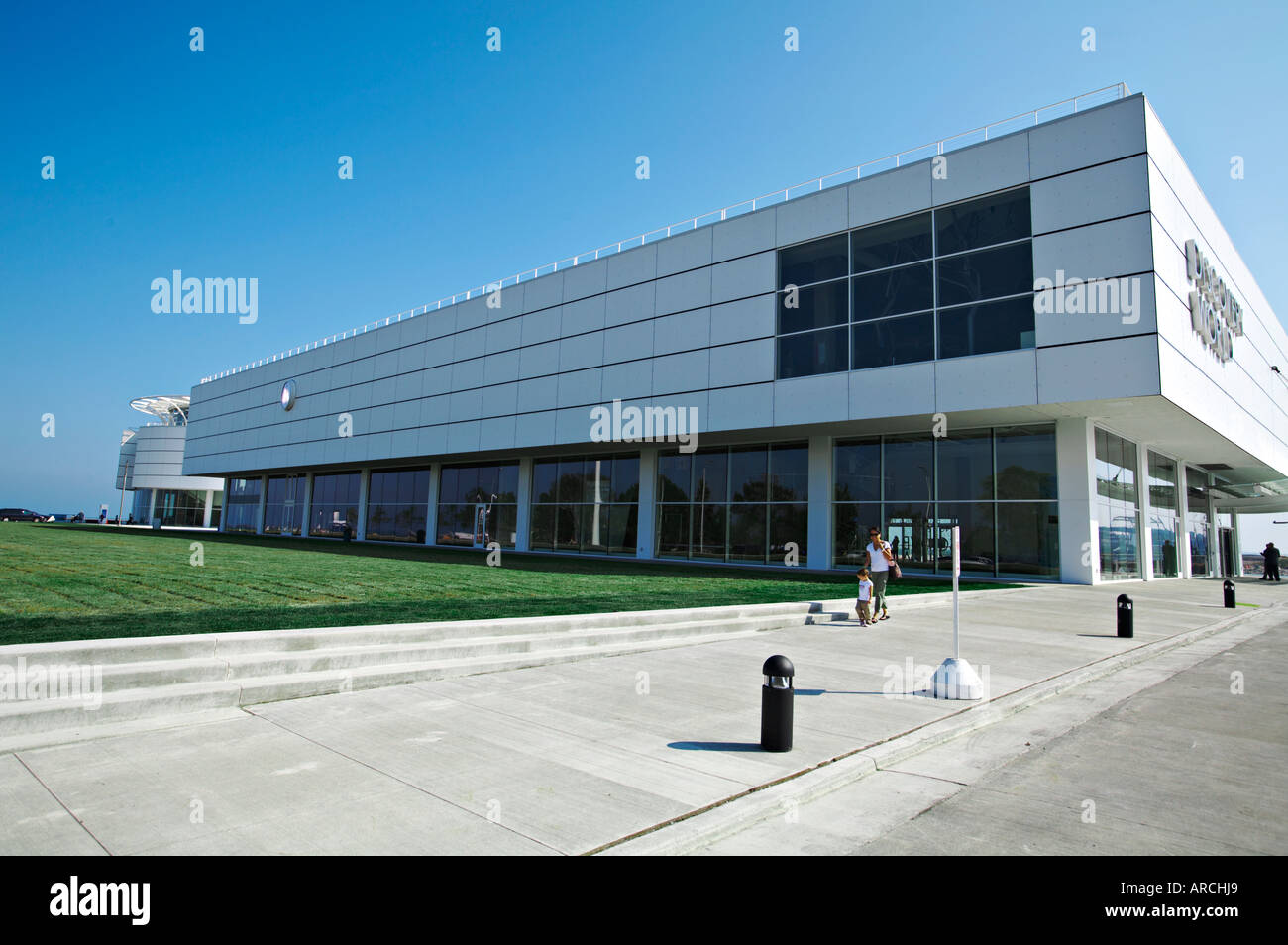 WISCONSIN Milwaukee Exterior of Discovery World museum at Pier ...