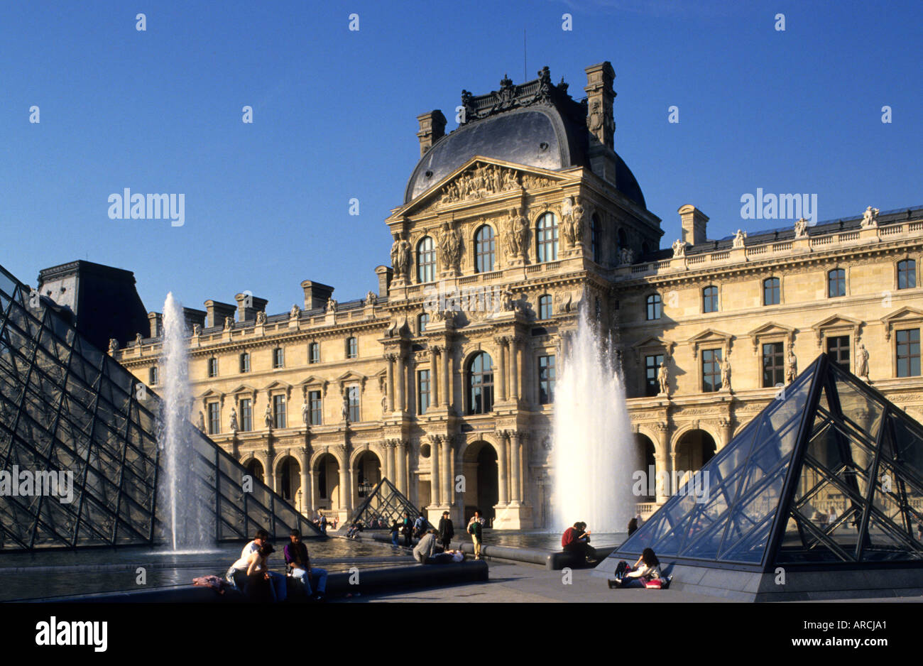 Louvre Museum Paris France French History Art Stock Photo - Alamy