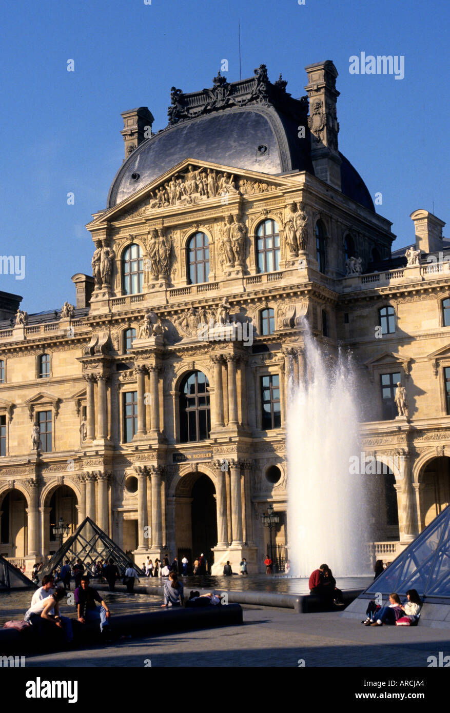 Louvre Museum Paris France French History Art Stock Photo - Alamy