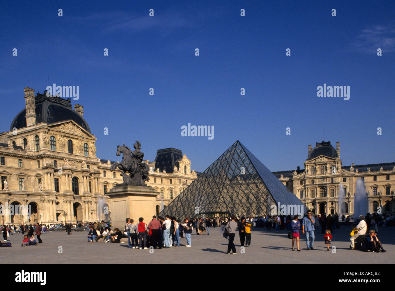 Louvre Museum Paris France French History Art Stock Photo - Alamy