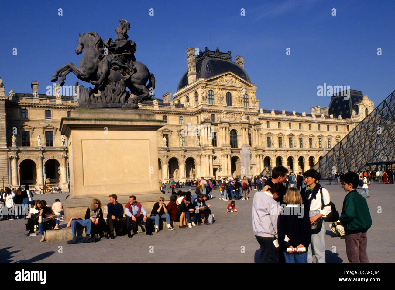 Louvre Museum Paris France French History Art Stock Photo - Alamy