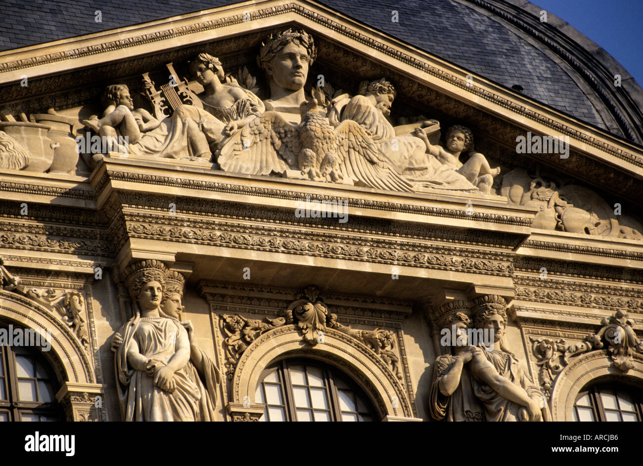 Louvre Museum Paris France French History Art Stock Photo - Alamy
