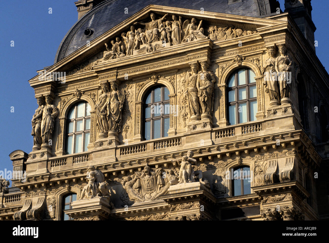 Louvre Museum Paris France French History Art Stock Photo - Alamy