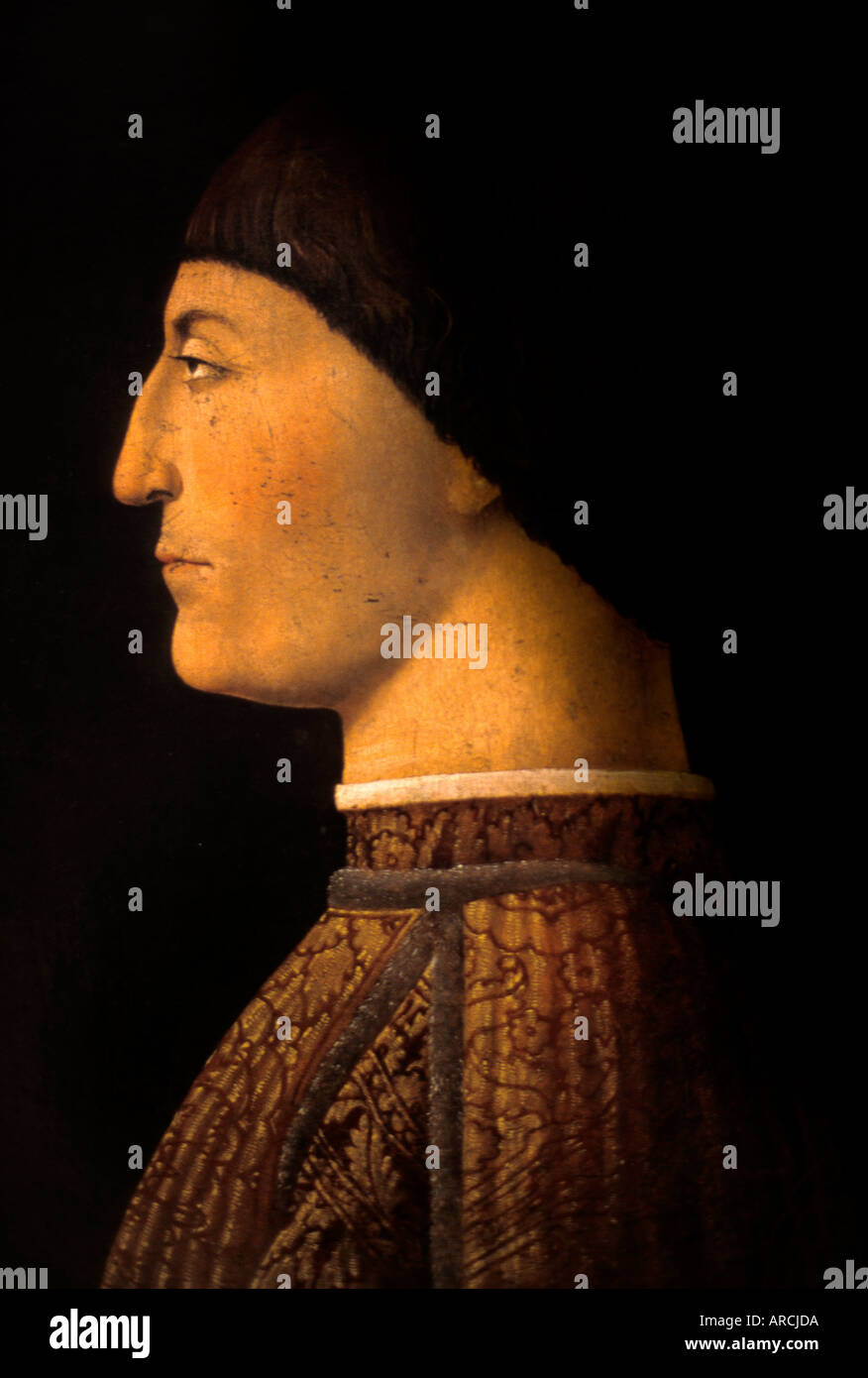 Pandolfo Malatesta Pierro della Francesca 1450 Stock Photo - Alamy