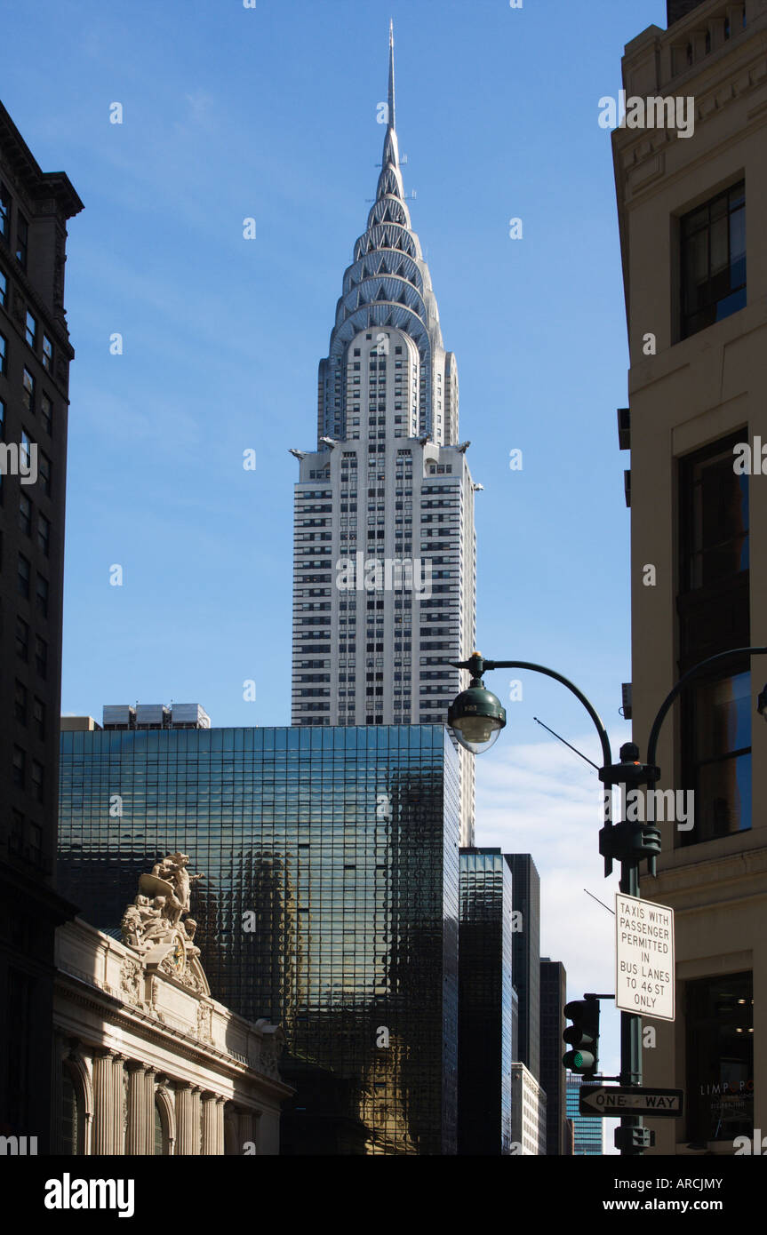 Grand Central Station Terminal Building and the Chrysler Building, 42nd ...