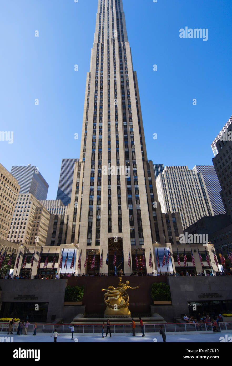 The Rockefeller Center, Manhattan, New York City, New York, United ...