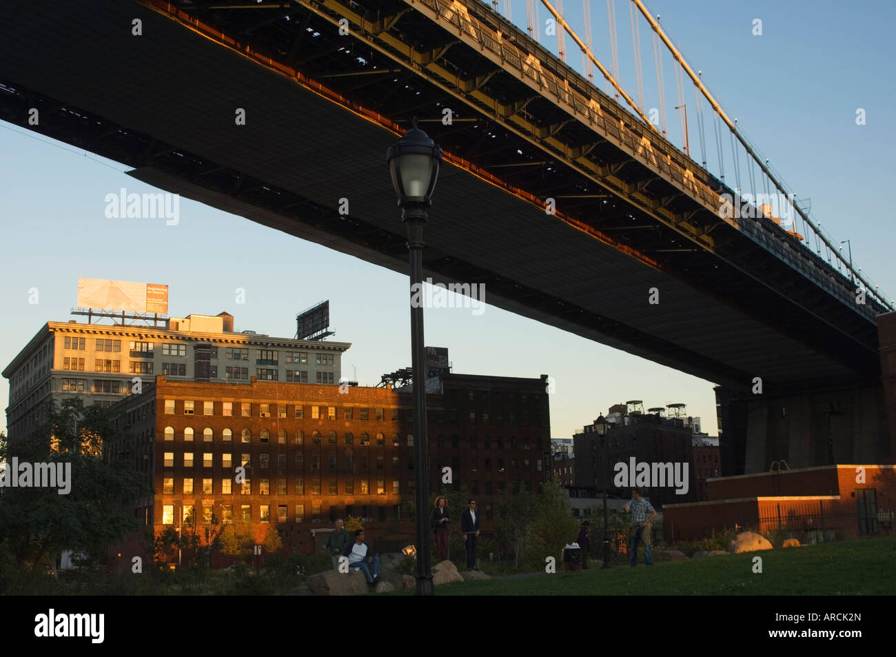 DUMBO (Down Under Manhattan Bridge Overpass) neighbourhood, Brooklyn ...