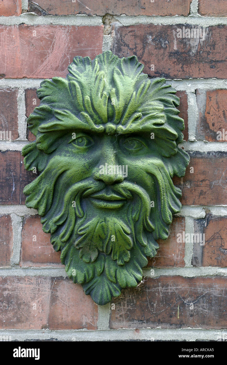 Green Man traditional garden emblem roots in pagan pre Christianity ...