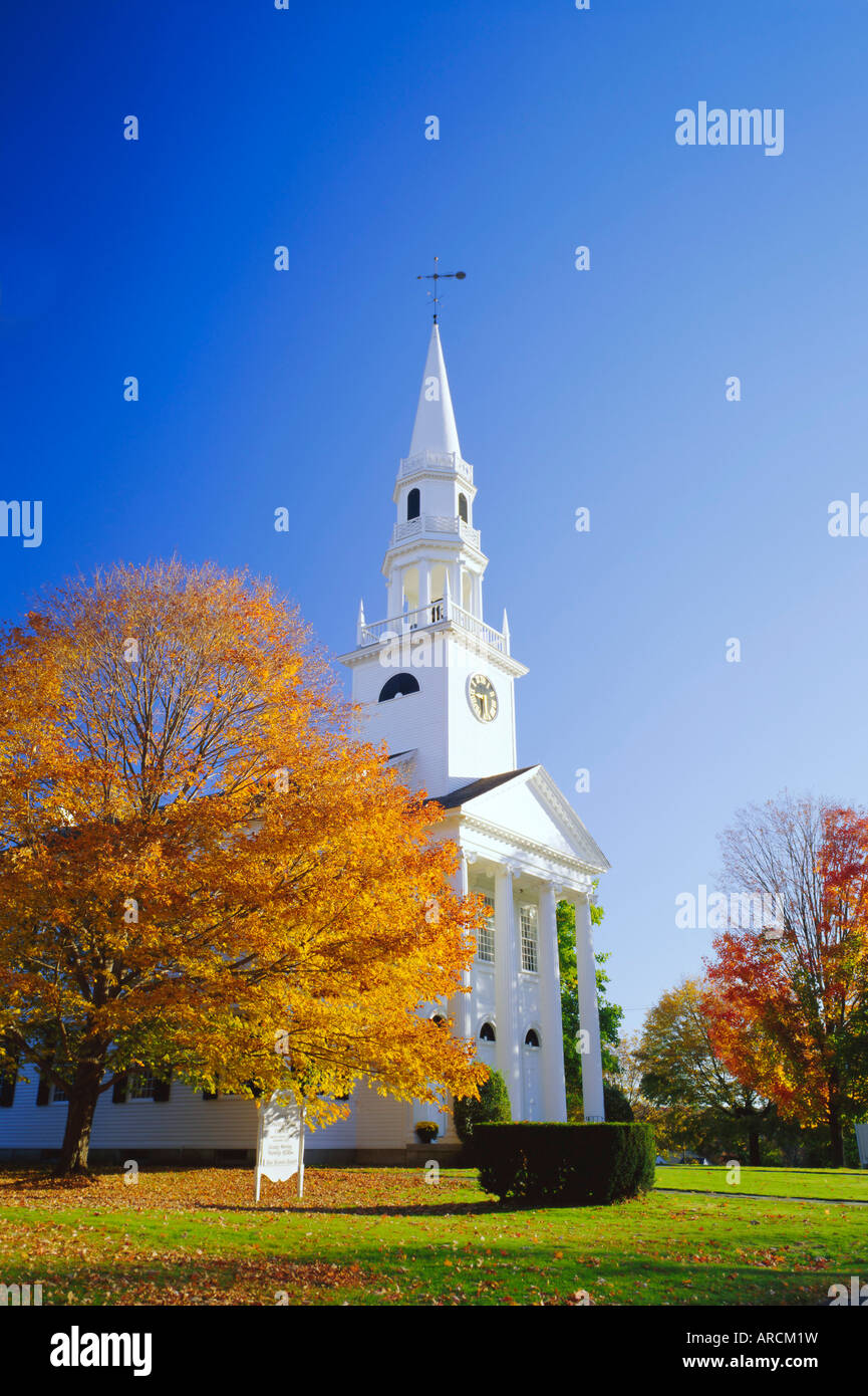 Litchfield Church, Connecticut, New England, USA, North America Stock ...