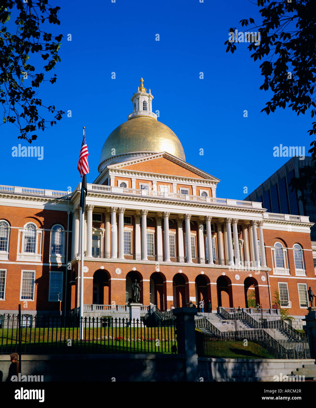 The State House, Boston, Massachusetts, New England, USA Stock Photo ...