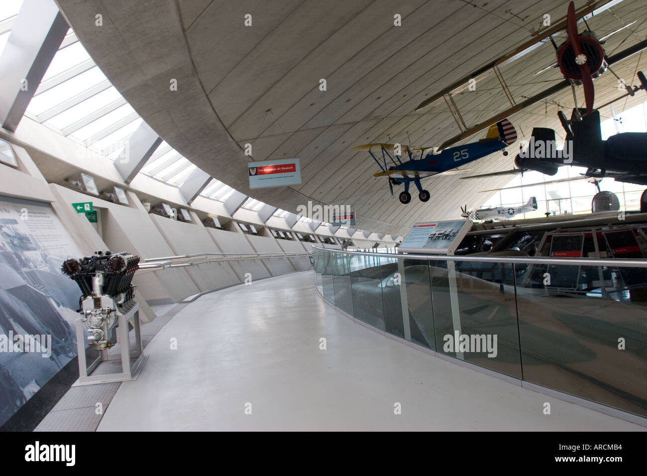 the American Air Museum at Duxford Imperial War Museum, Cambridgeshire ...