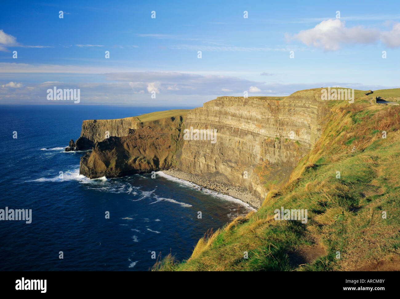 Cliffs of Moher, coast, County Clare, Munster, Republic of Ireland ...