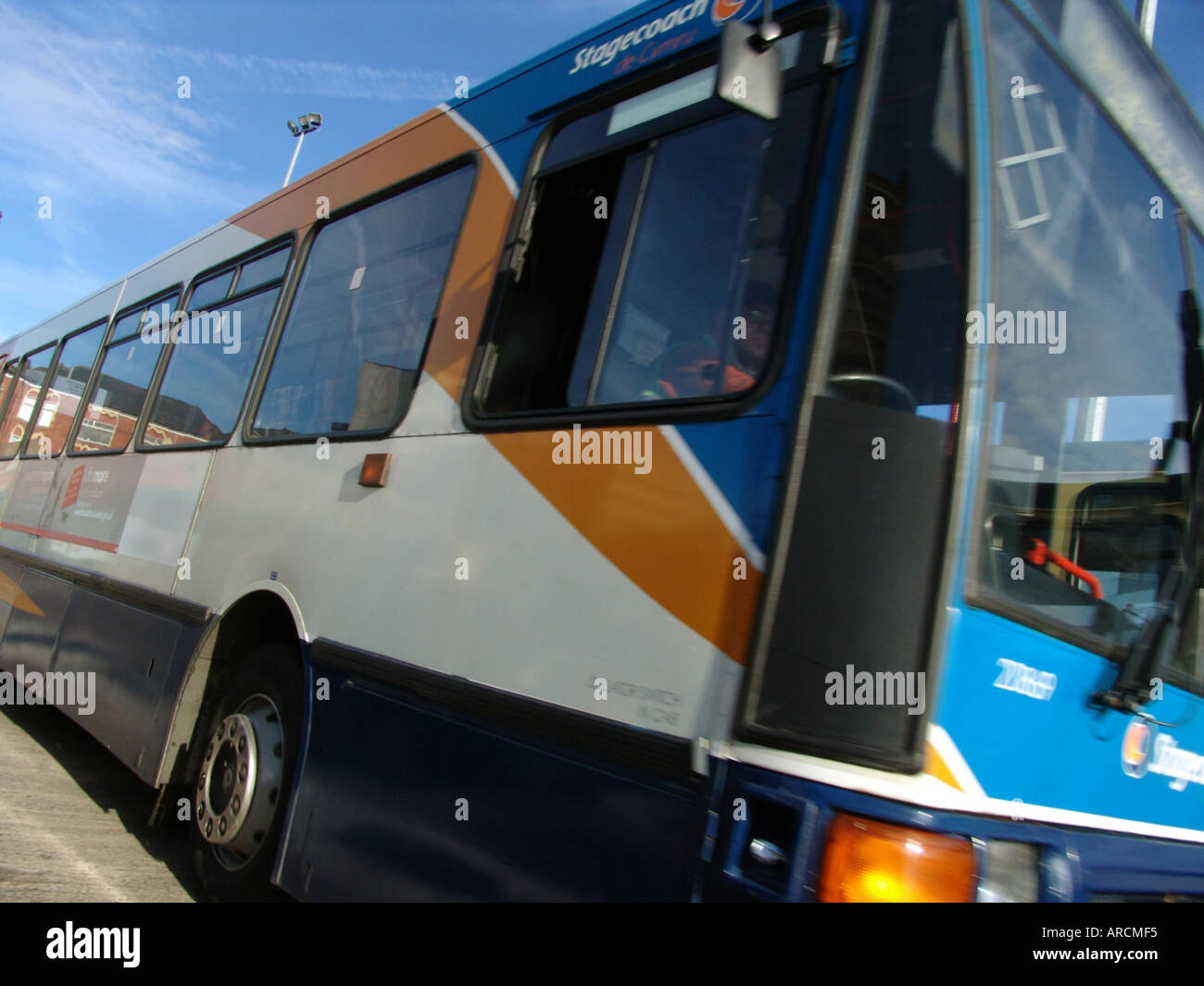Stagecoach bus in the city of Newport South Wales UK 2005 Stock Photo ...