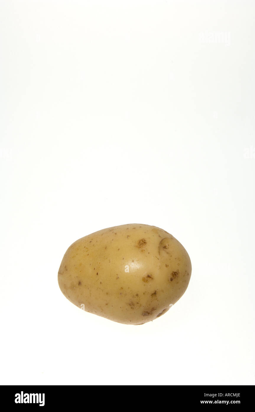 A clean new potato Stock Photo - Alamy