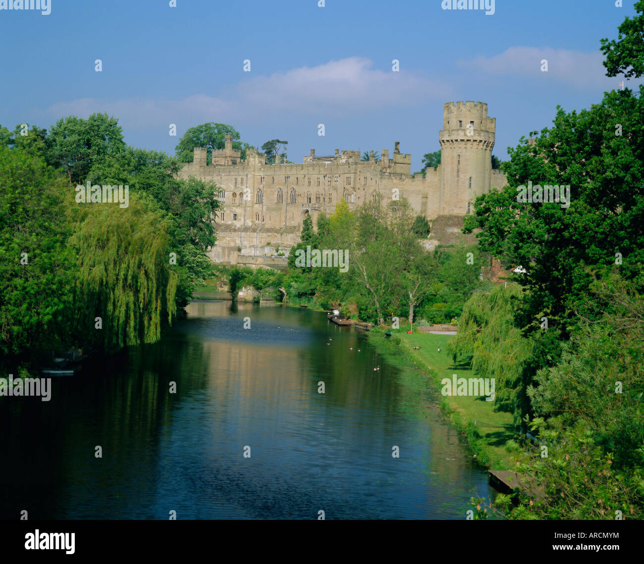 Warwick Castle, Warwick, Warwickshire, England, UK, Europe Stock Photo ...
