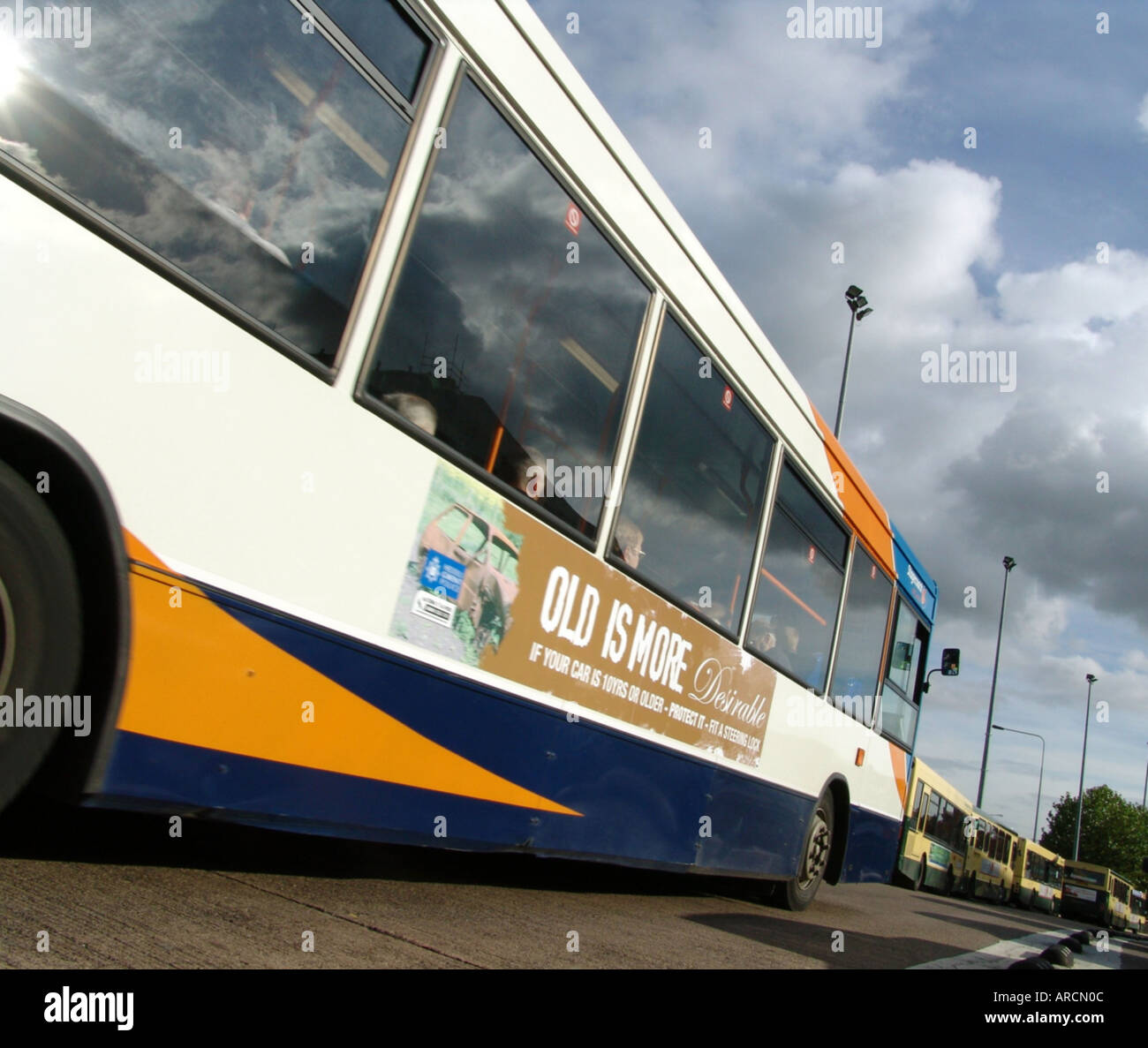 Stagecoach bus in the city of Newport South Wales GB UK 2005 Stock ...