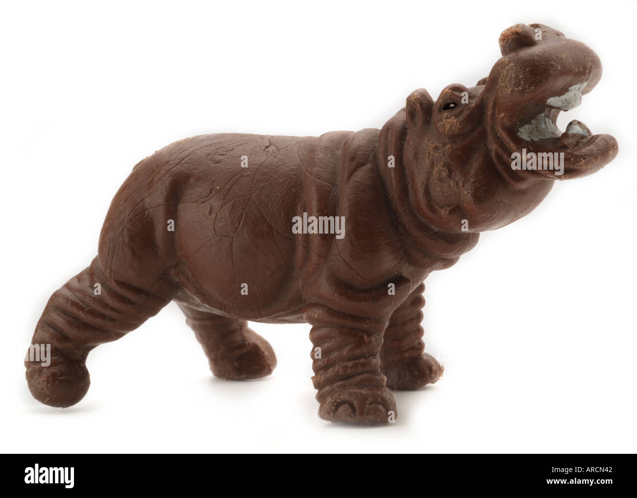 Hippo hippopotamus plastic farm zoo animals figure cartoon England UK ...