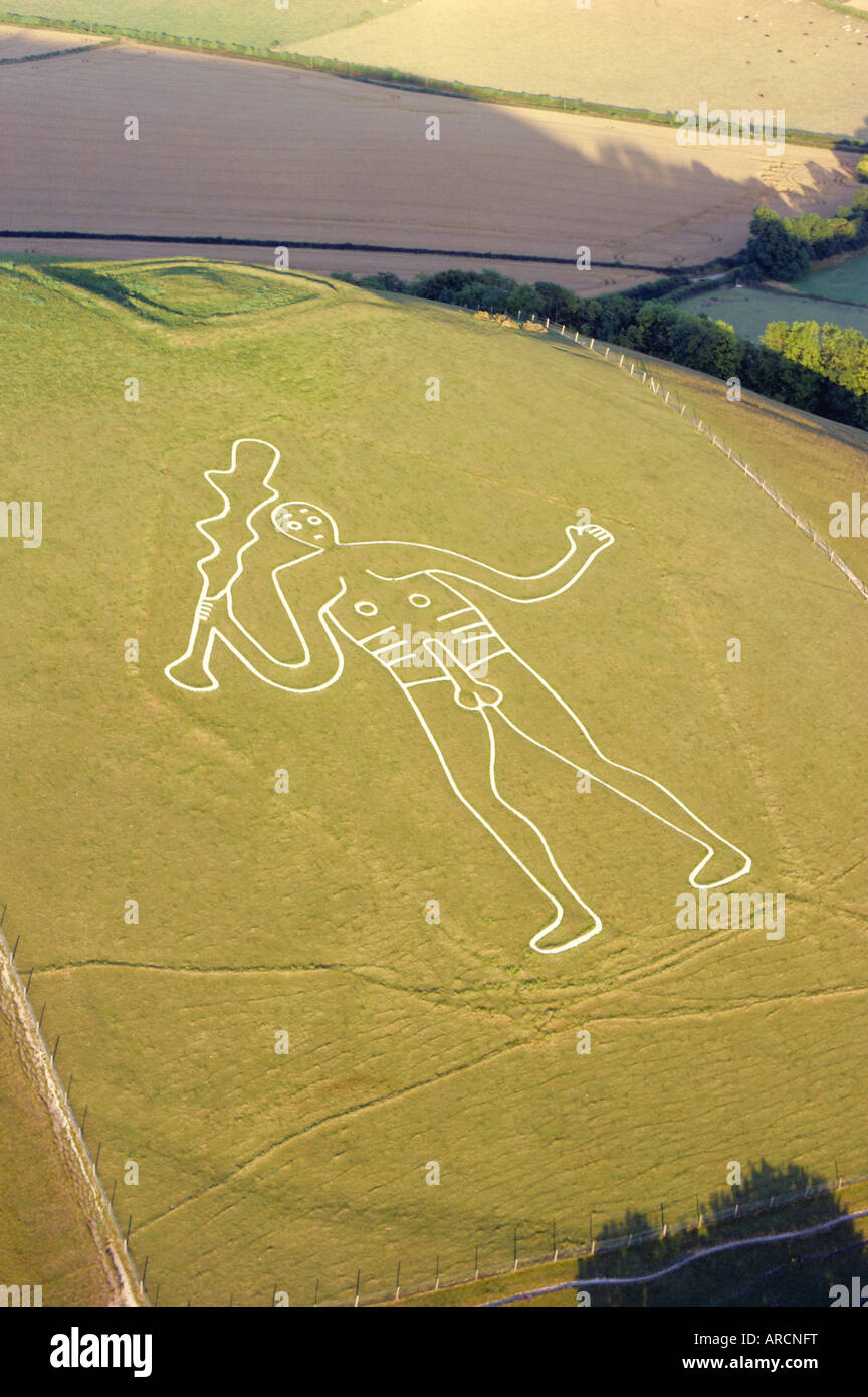 Cerne abbas giant aerial hi-res stock photography and images - Alamy