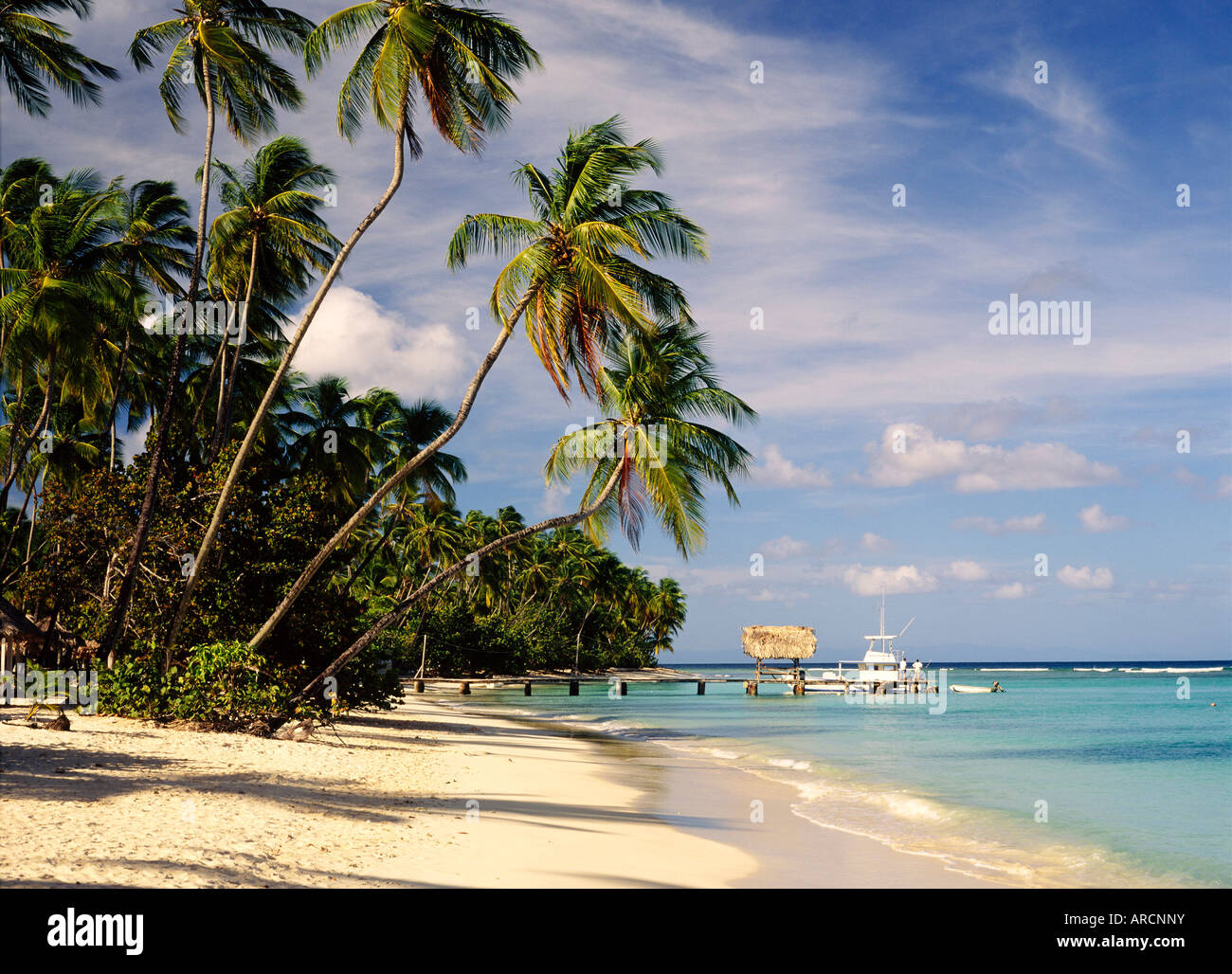 Jetty off Pigeon Point, Tobago, Caribbean Stock Photo - Alamy